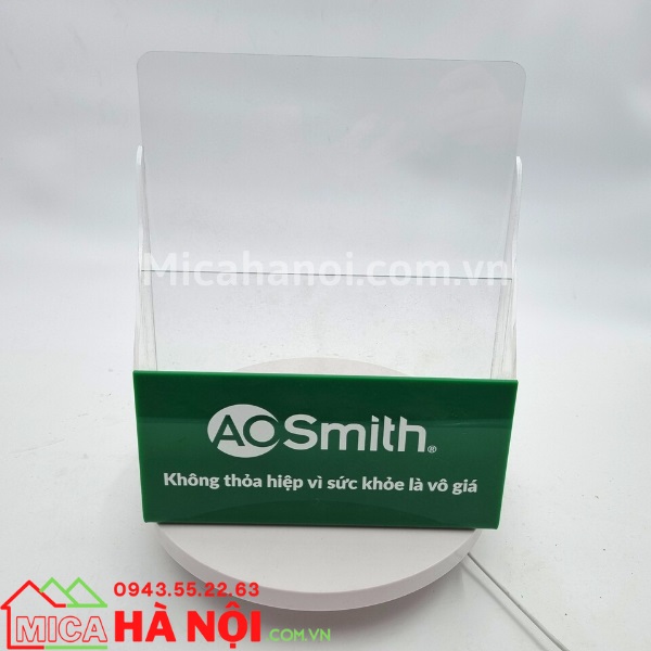 Kệ mica đựng tờ rơi, đựng brochure, leaflet A4, A5 để bàn giá rẻ